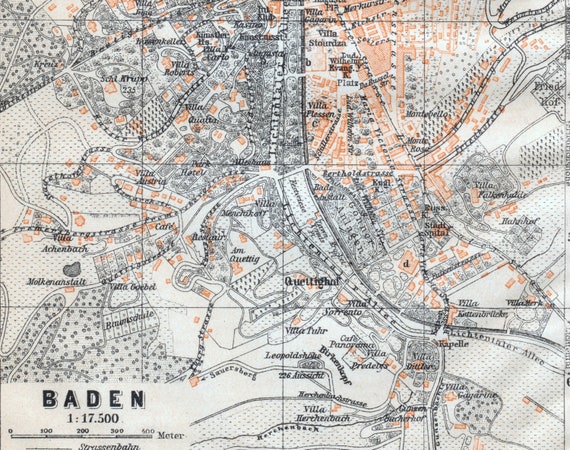 Map Of Baden Germany 1800s