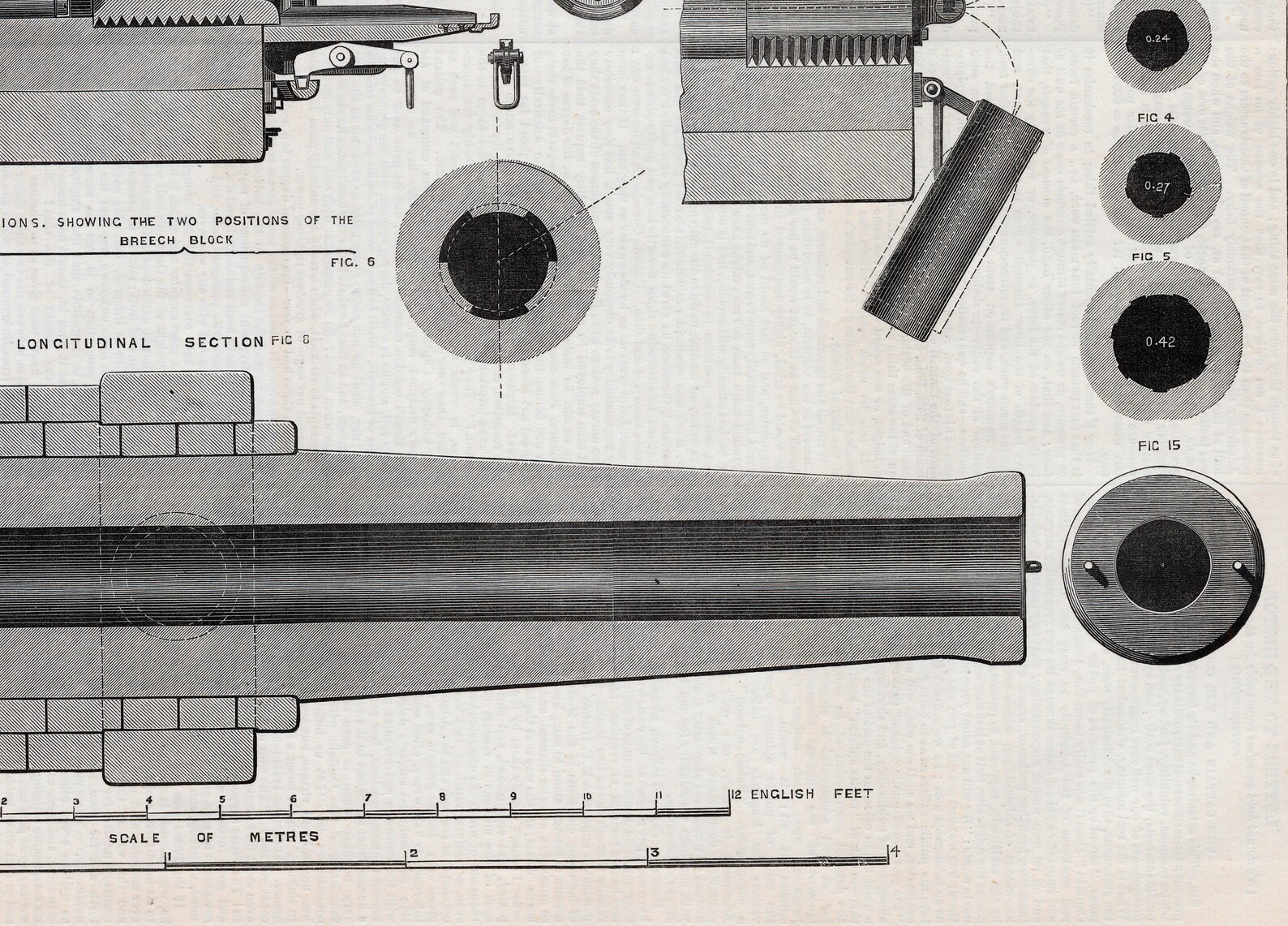 1870 Antique Print of French Breech-loading Heavy Artillery - Etsy