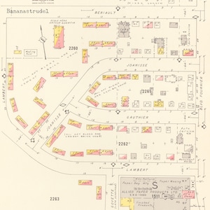 Vintage Map of Hull, Quebec - 1968 Fire Insurance Map - Sheet 49 and 50 ...