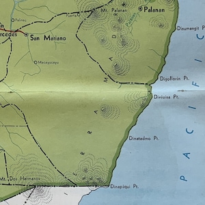 Isabela, Philippines - RARE Large Vintage 1959 Map - Ilagan - San ...