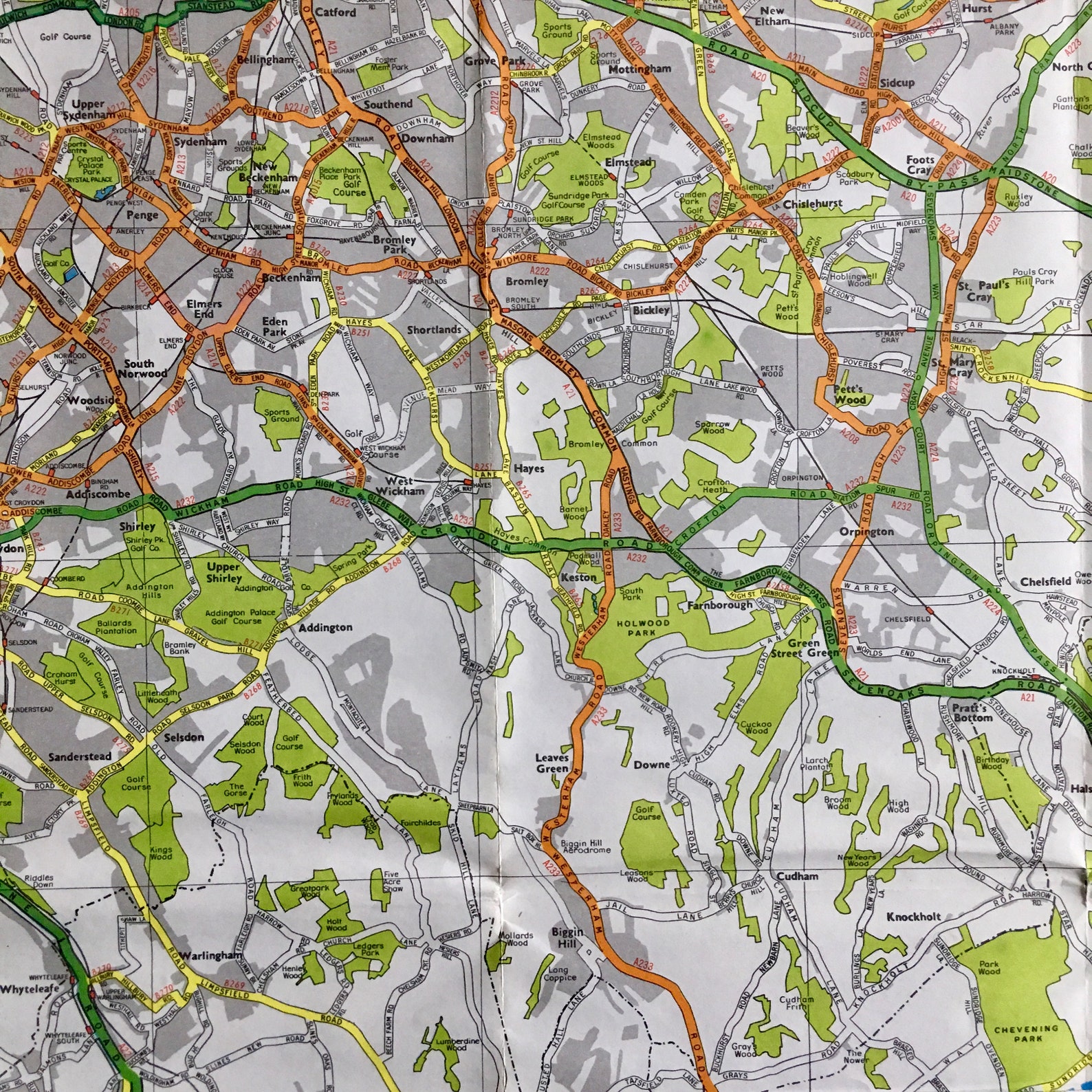1960s Vintage Wall Map of London and Suburbs Vintage Street - Etsy