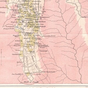Vintage Map of Matheran, India - 1924 Map - Etsy