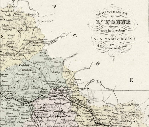 Auxerre Map