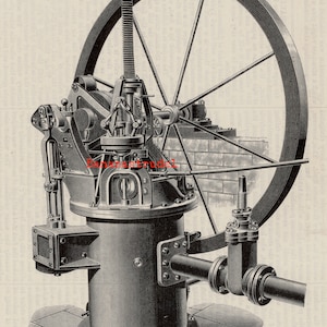Antique Print of Pearsall's Hydraulic Engines - 1889 Engineering ...