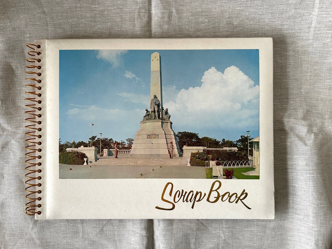 1970s Large Retro Philippine Mayon Volcano Scrapbook / Photo Album - 30 ...