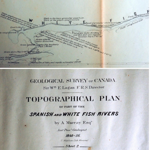 Antique Map of Ottawa - Etsy