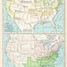 1902 Antique Map Showing Early American History - Century Atlas - No. 2 ...