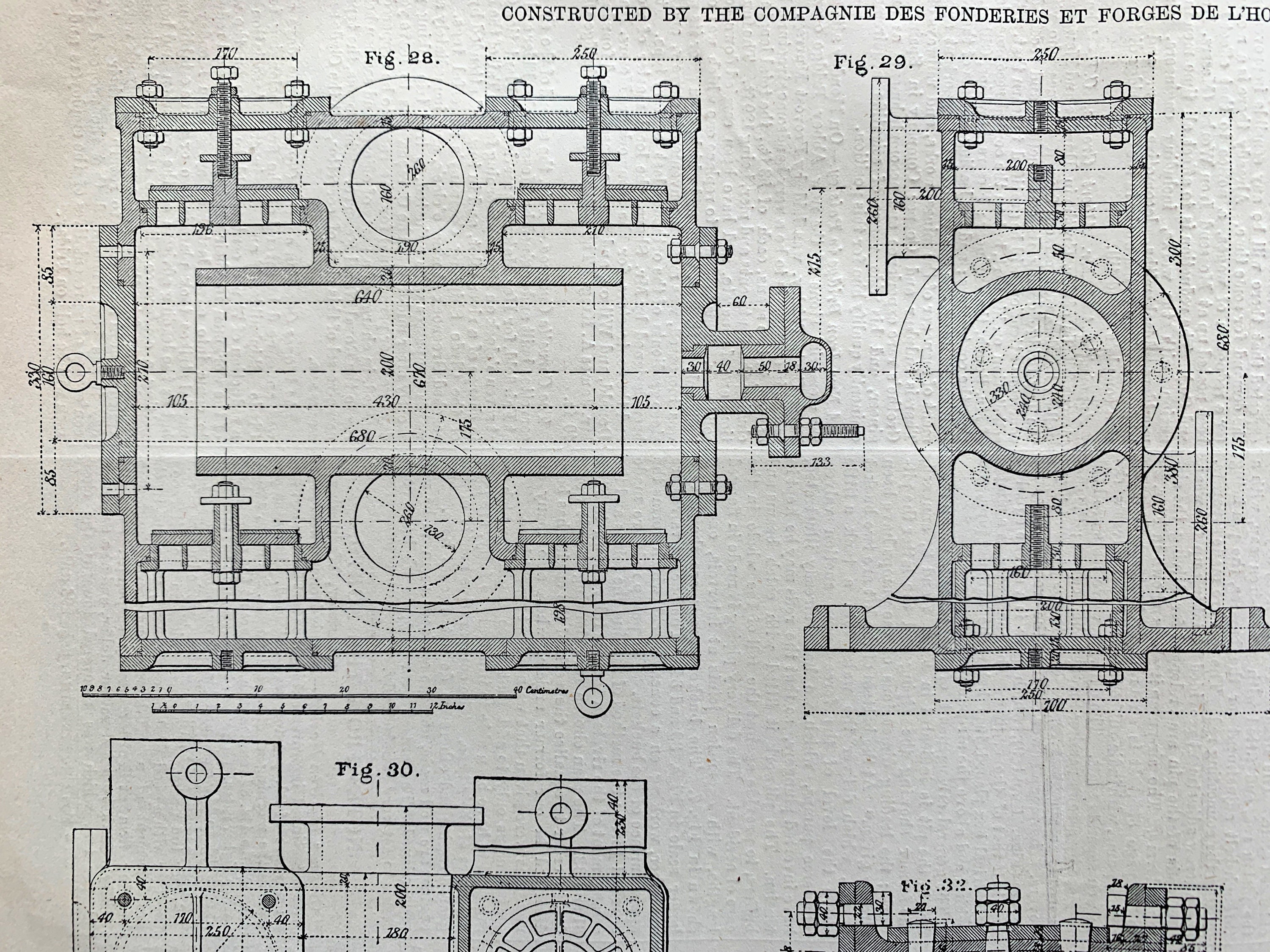 1878 Antique Print of a Planing Machine Victorian Technical - Etsy