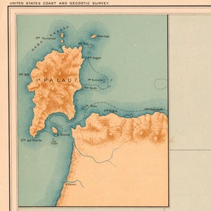 1900 Rare Antique Map of Batanes and Babuyan Islands, Philippines ...