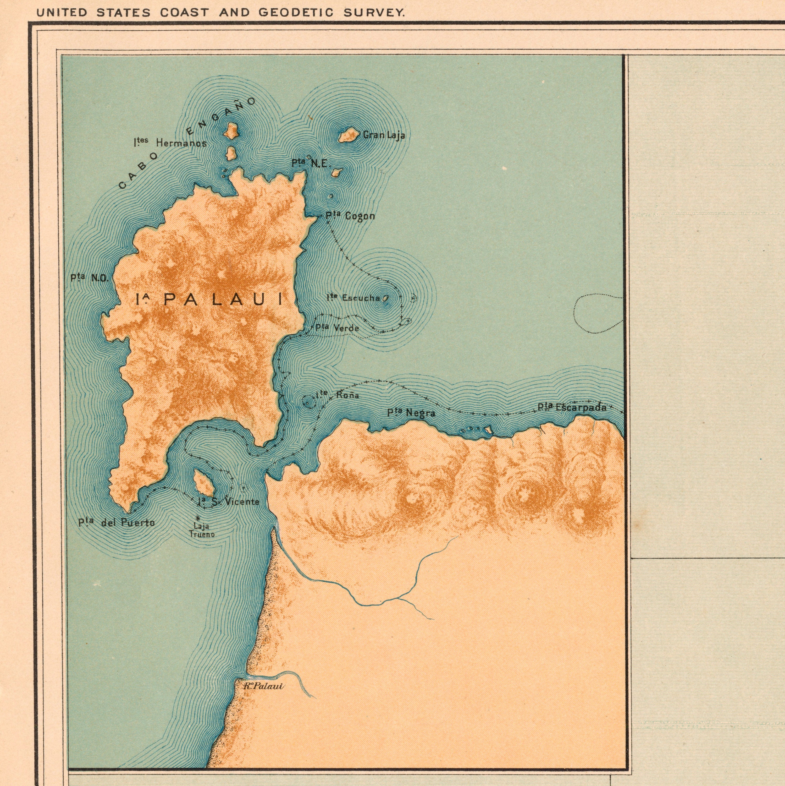1900 Rare Antique Map of Batanes and Babuyan Islands, Philippines ...