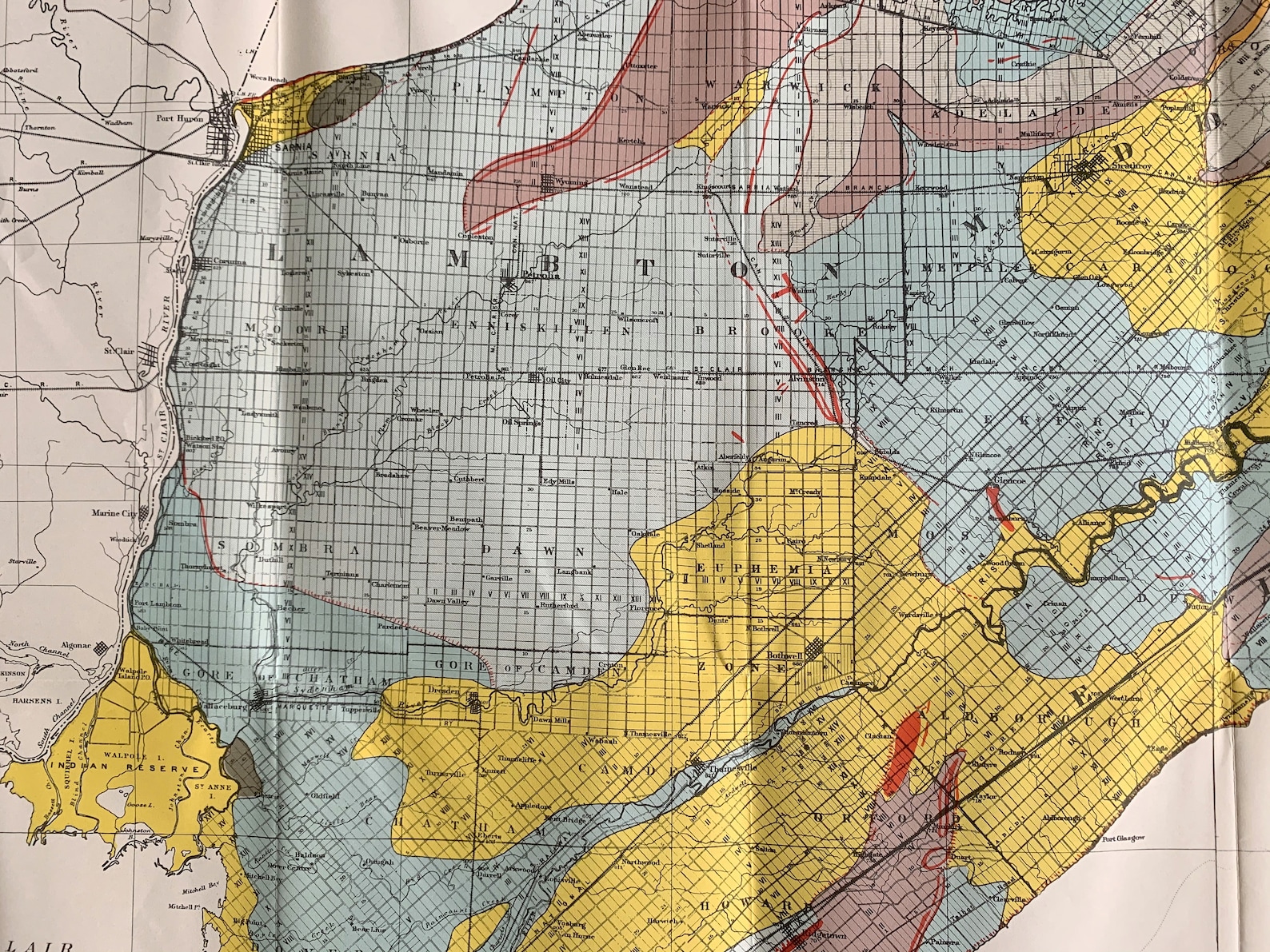 1951 Large Vintage Wall Map of Southern Ontario Southwestern - Etsy Canada