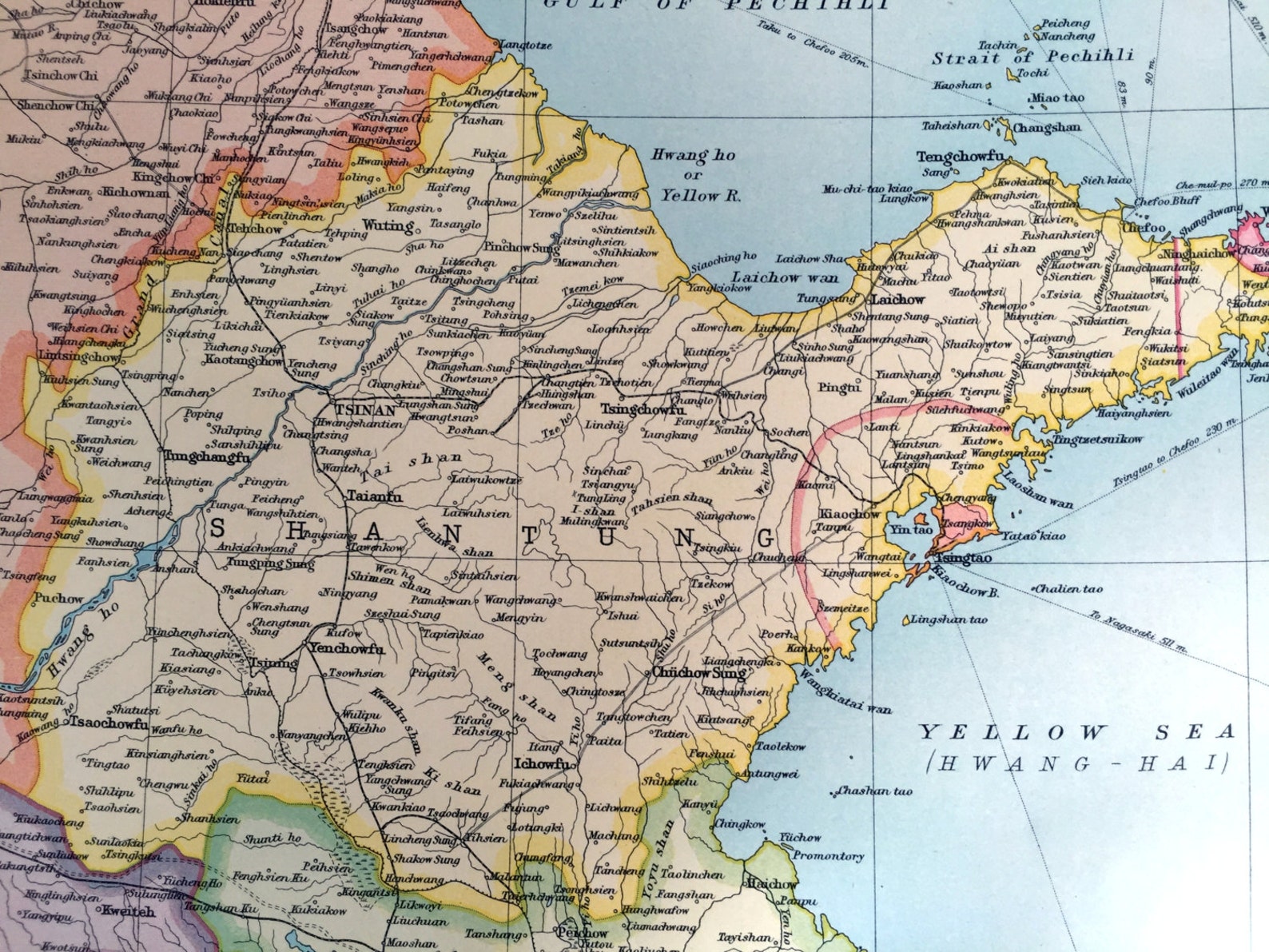 1922 Very Large Map of Eastern China | Etsy