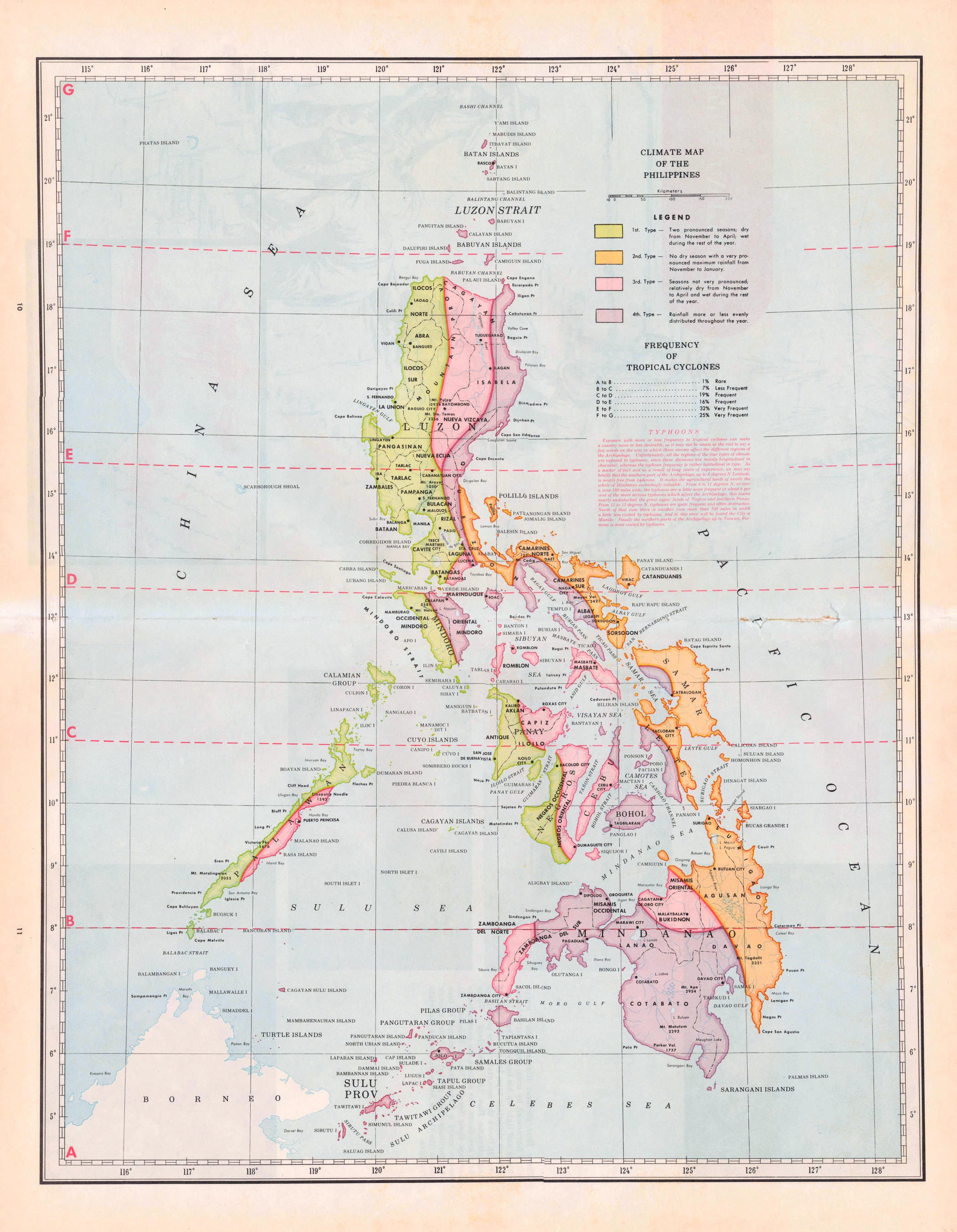 Philippines Climate Map