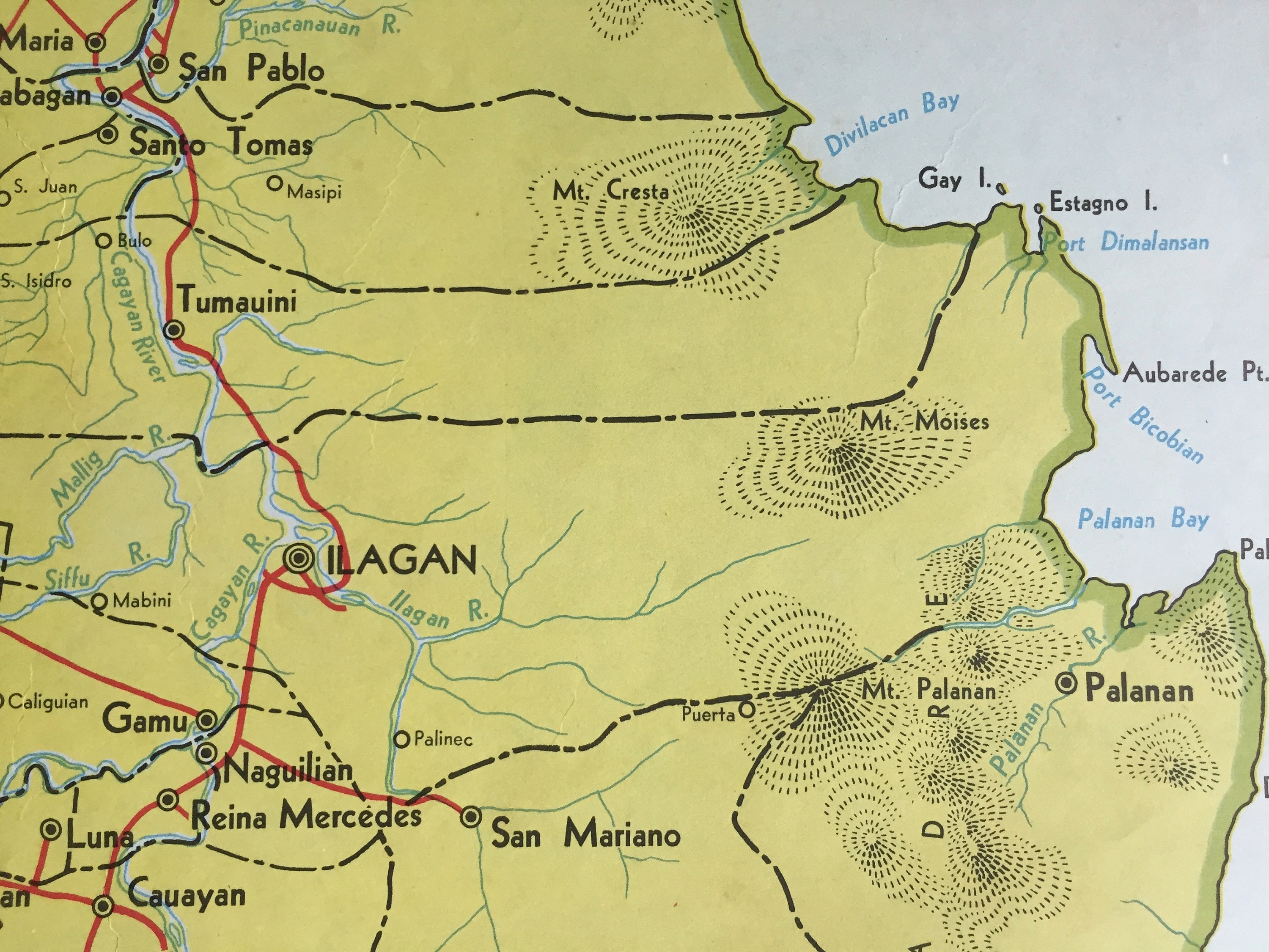 Large Vintage Map Of Isabela Philippines 1959 Very Ra - vrogue.co