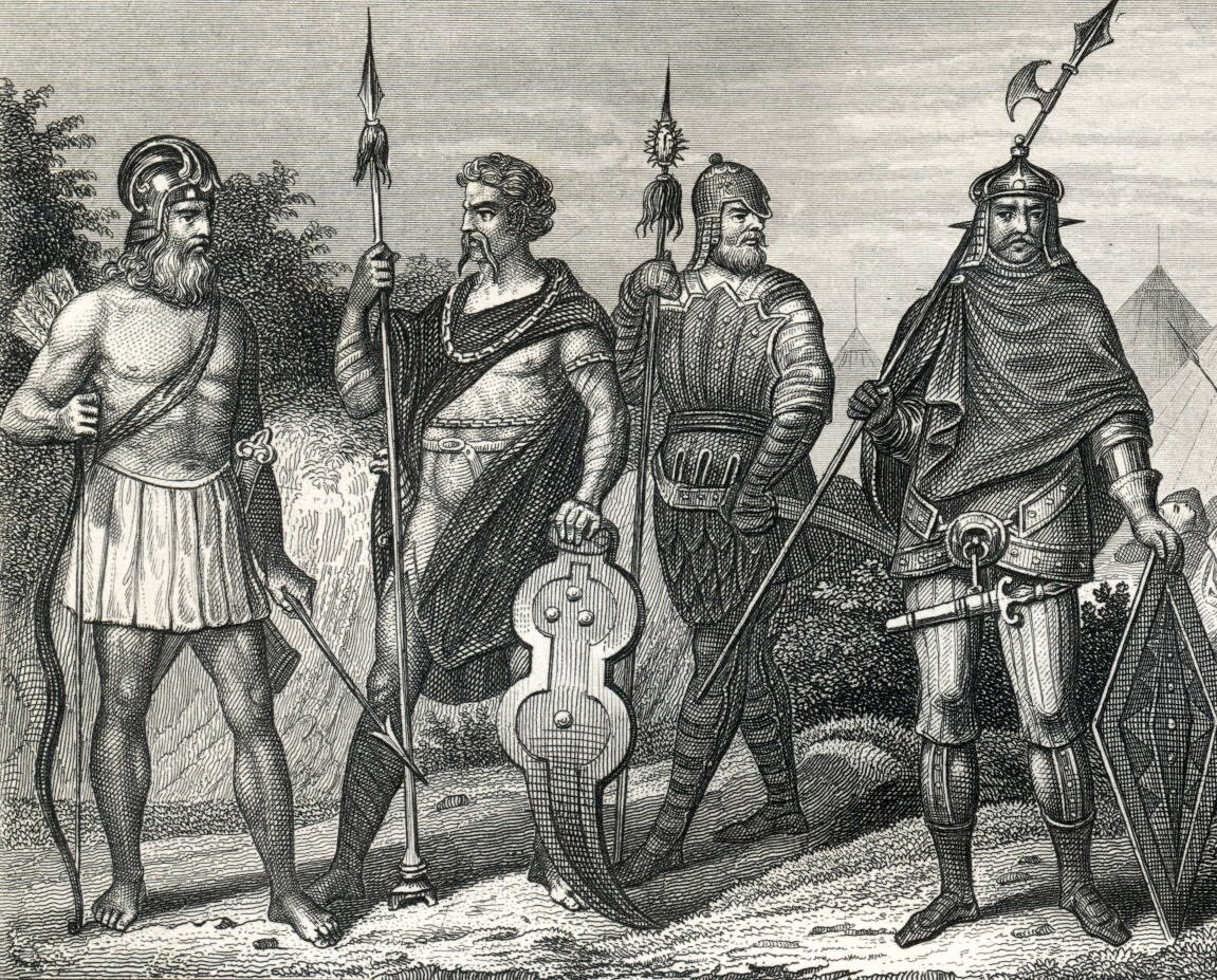 1851 Antique Steel Engraving of Barbarians at the Gate - Etsy Canada