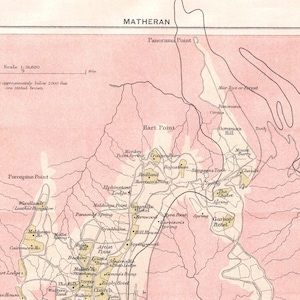 Vintage Map of Matheran, India - 1924 Map - Etsy