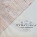 1878 Large Rare Vintage Map of Strathroy, Middlesex County, Ontario ...