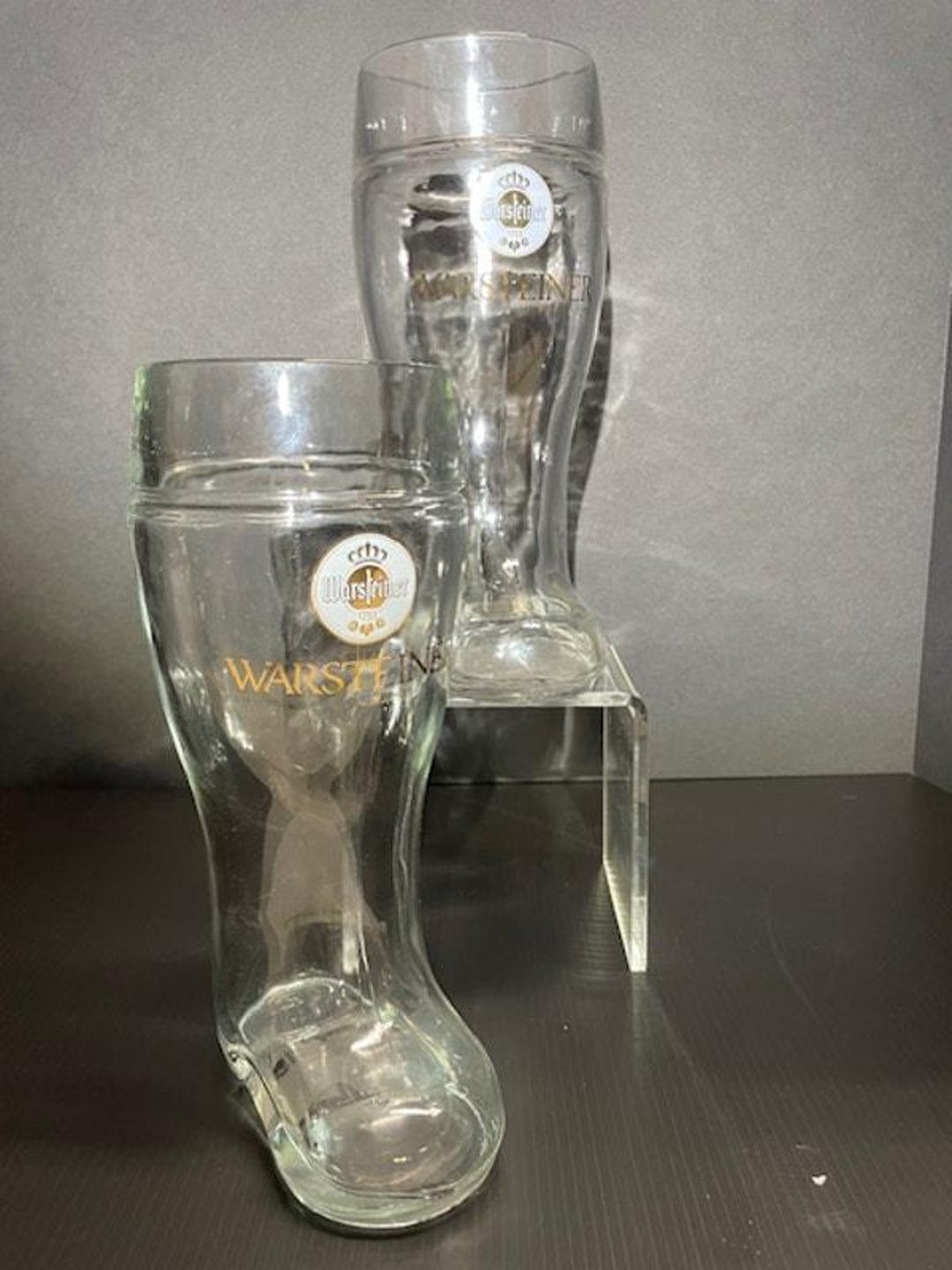 WEISTEINER BEER Glass BOOT 1 Liter Collectible - Etsy