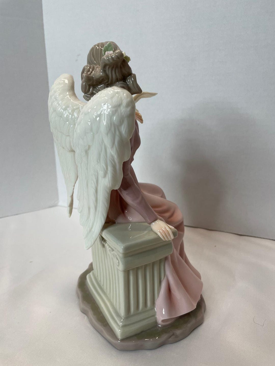 11 Tall Porcelain Angel FIGURINE in Style of LLADRO - Etsy