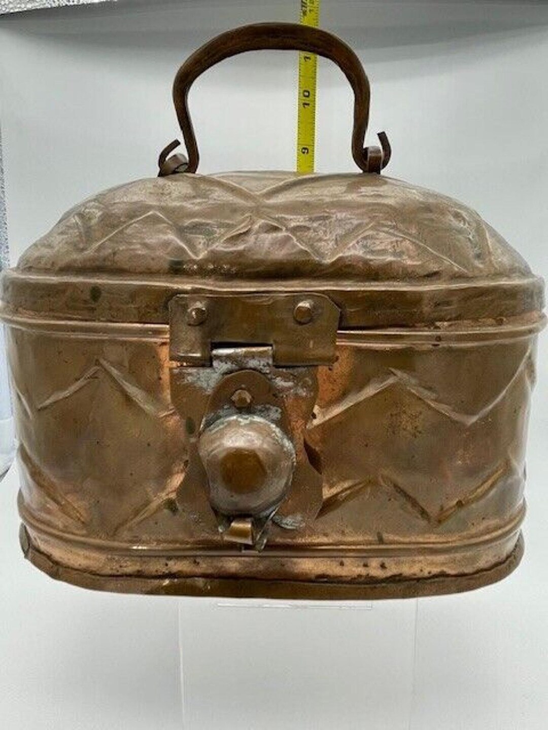 19th Copper Turkish Soap Carrier - Etsy