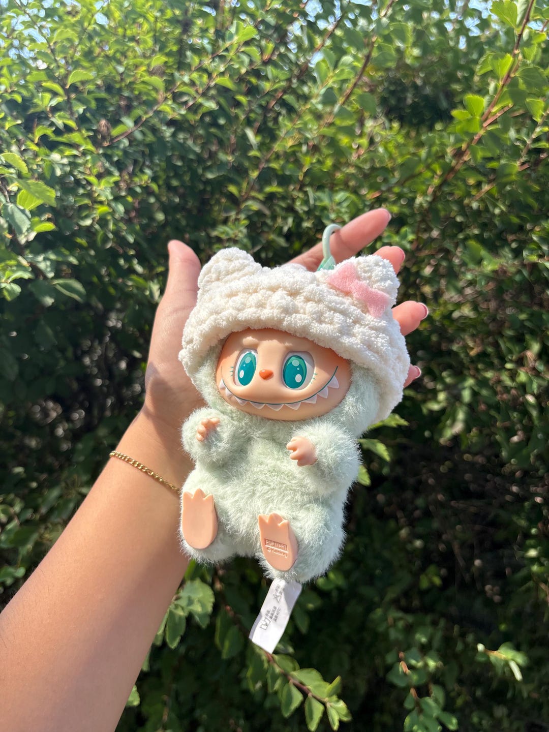 Labubu Crochet Hello Kitty Hat /labubu Outfit / Labubu Clothes / Labubu ...