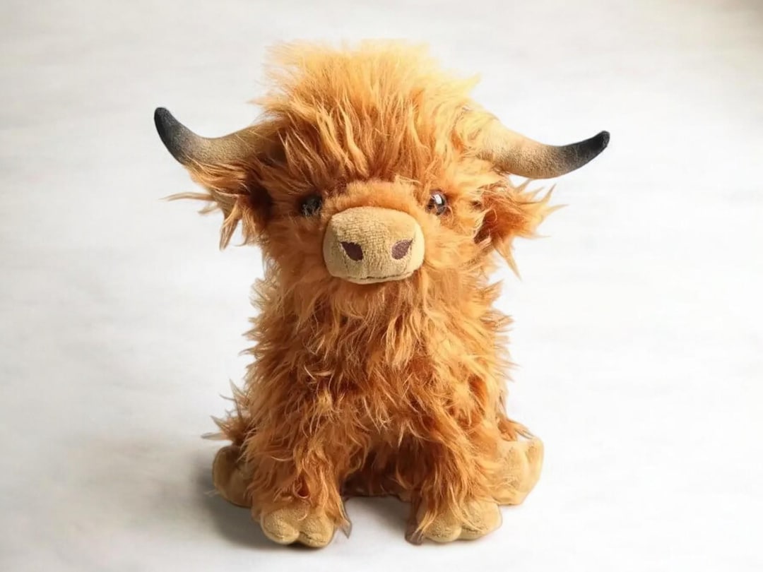 Baby Cow Plush Toy Stuffed Animal - Cute Present - Soft Decorative Gift ...