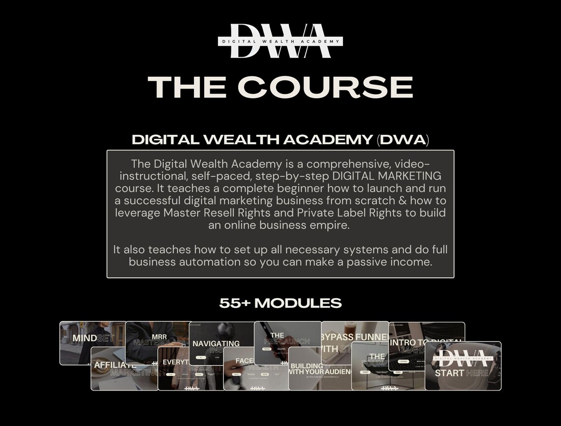 DWA Digital Wealth Academy Sneak Peek - Lead Magnet Template - Freebie ...