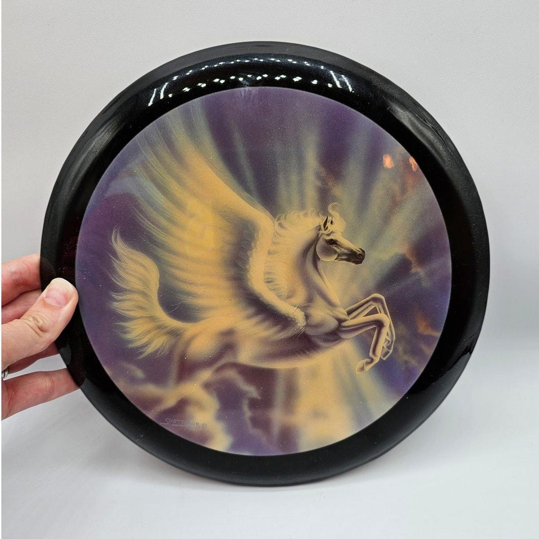 1980's Sue Dawe Pegasus Lacquered Wood Wall Plaque Fantasy - Etsy