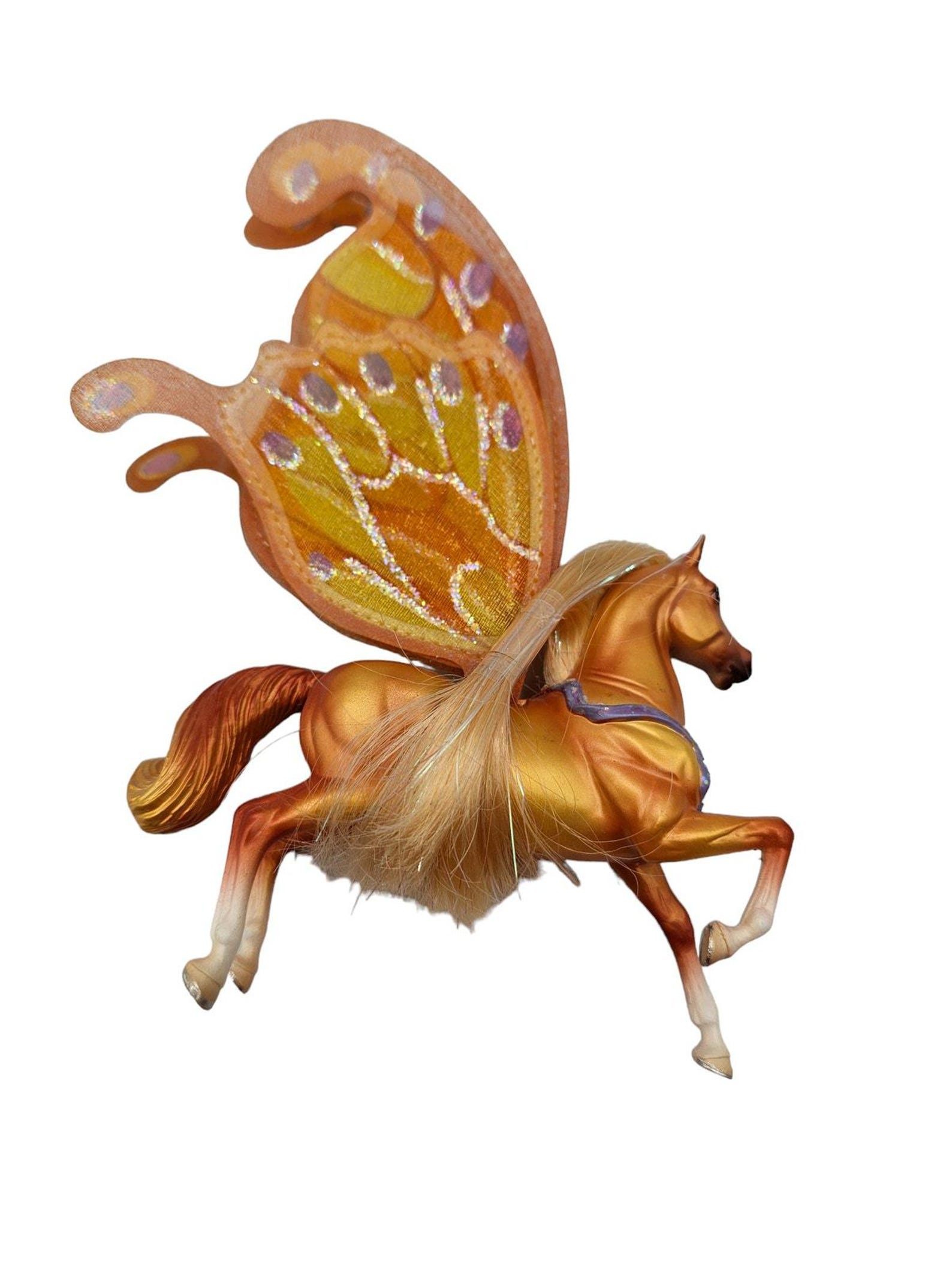 Breyer Reeves Wind Dancer Pegasus Horse With Wings 4" Orange Gold - Etsy