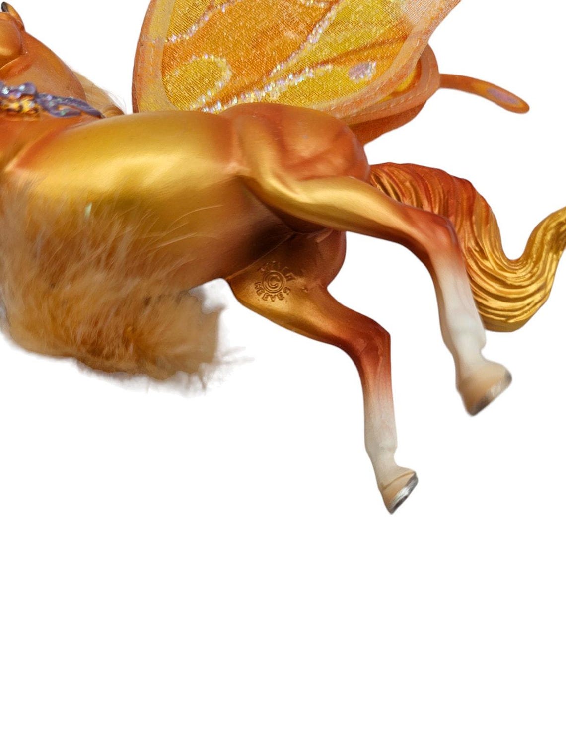 Breyer Reeves Wind Dancer Pegasus Horse With Wings 4" Orange Gold - Etsy