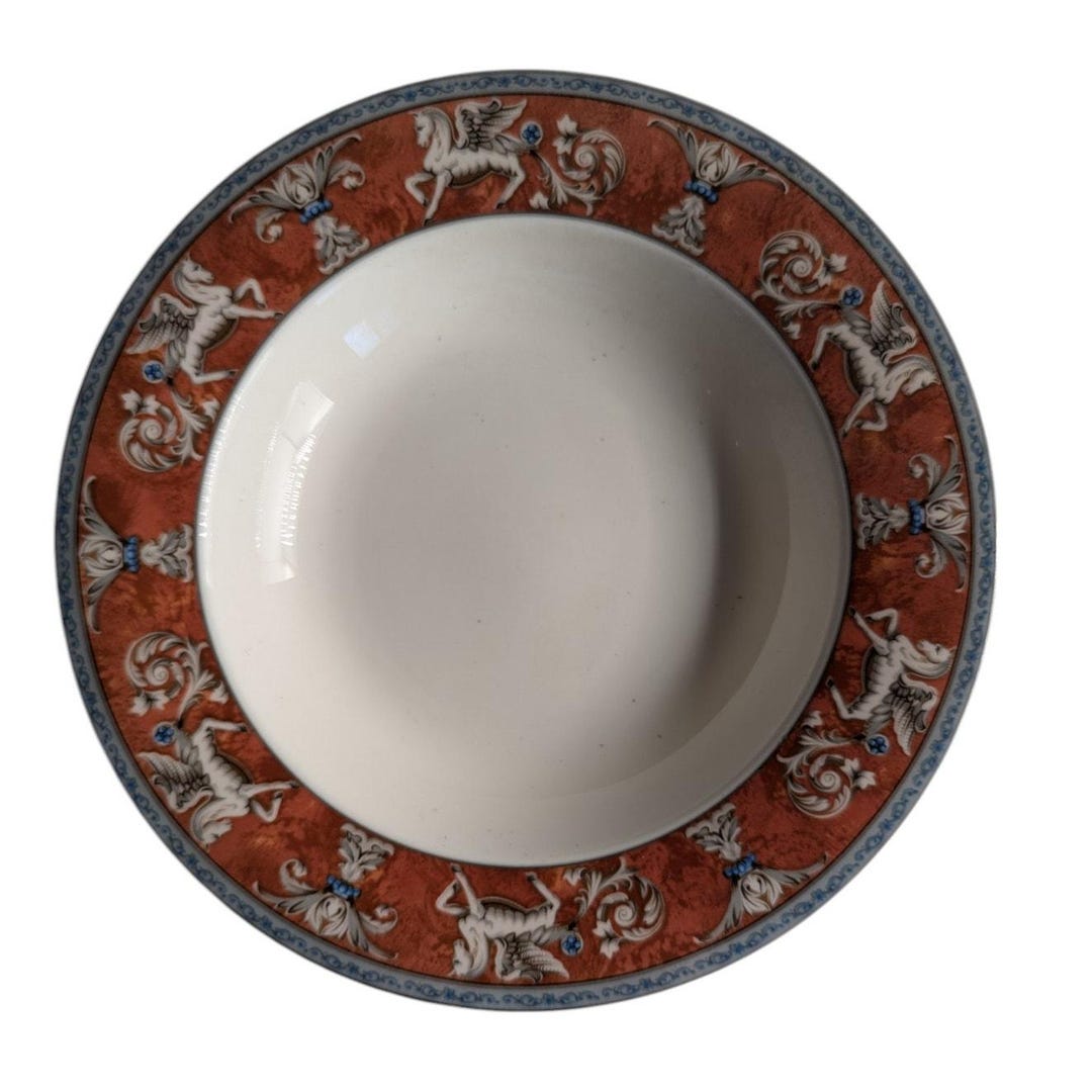 Vintage 9.5" Round Mikasa Unicorn Pegasus Dinner Plate Ultima Fine ...