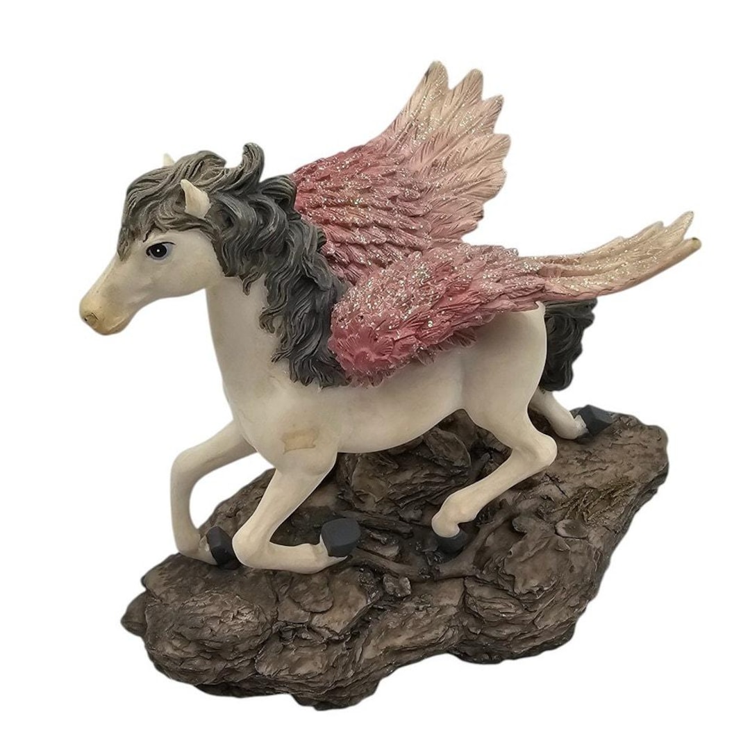Vintage 1990s Westland Gifts Young Pegasus Figurine Resin Pink Wings - Etsy