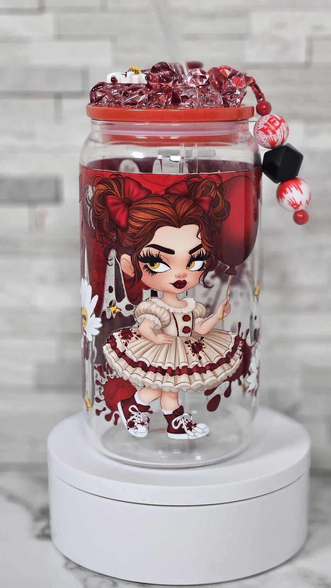 Scary Clown Glass Cup – Creepy Cute Horror Drinkware - Etsy