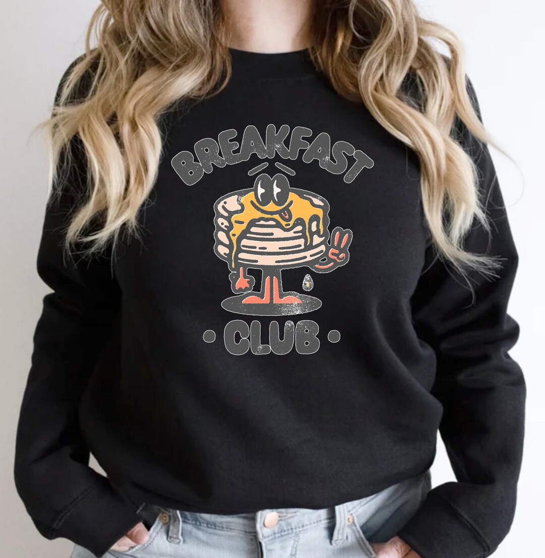 Breakfast Club, Aesthetic Bohemian Retro Vintage Comfort Colors ...
