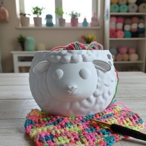 Sheep Yarn Bowl STL File for 3D Printing - Etsy