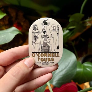 The Mummy Stickers Oconnell Tours 4-pack of the Mummy 1999 Inspired ...