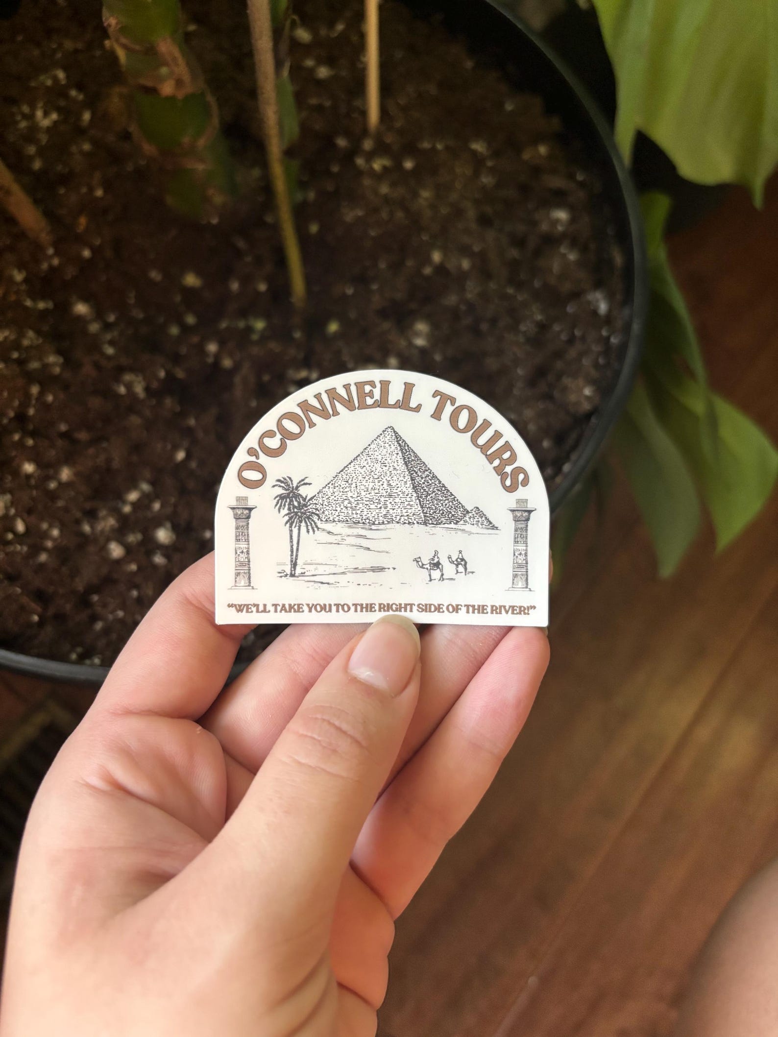 The Mummy Stickers Oconnell Tours 4-pack of the Mummy 1999 Inspired ...