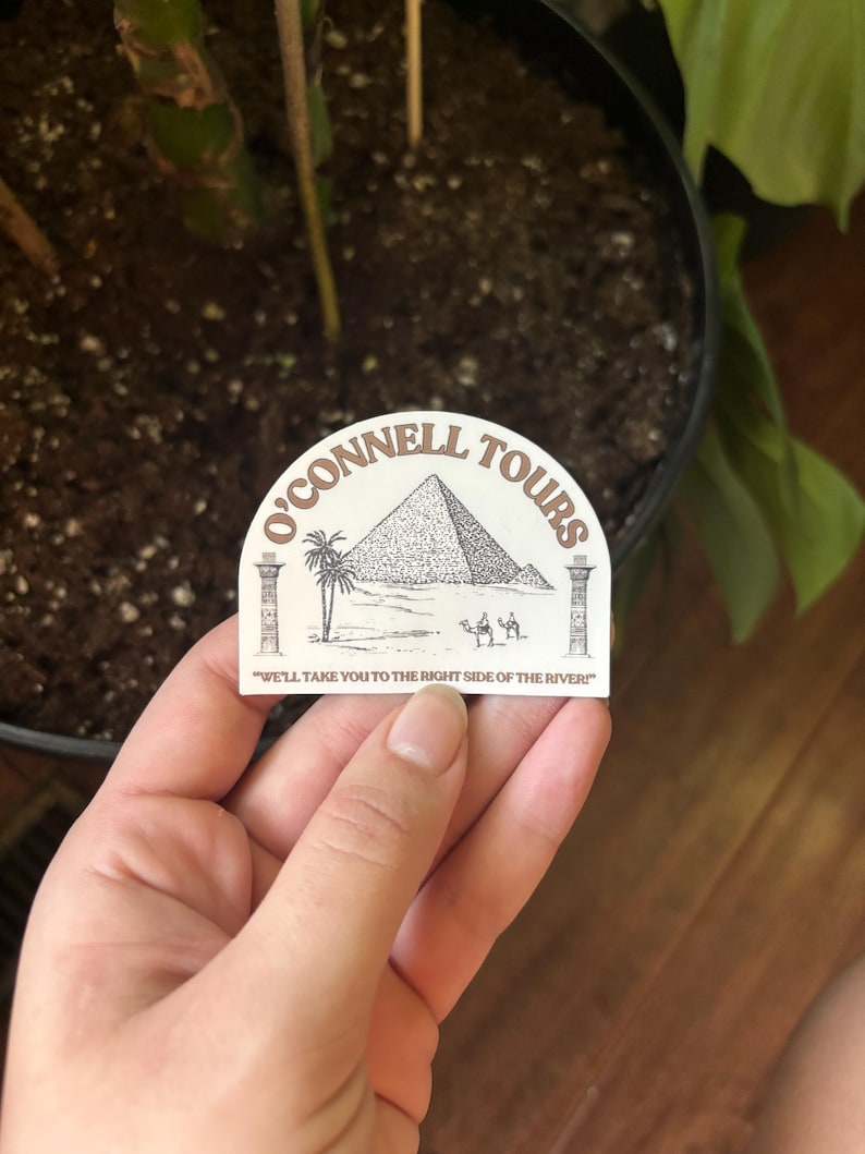 The Mummy Stickers Oconnell Tours 4-pack of the Mummy 1999 Inspired ...
