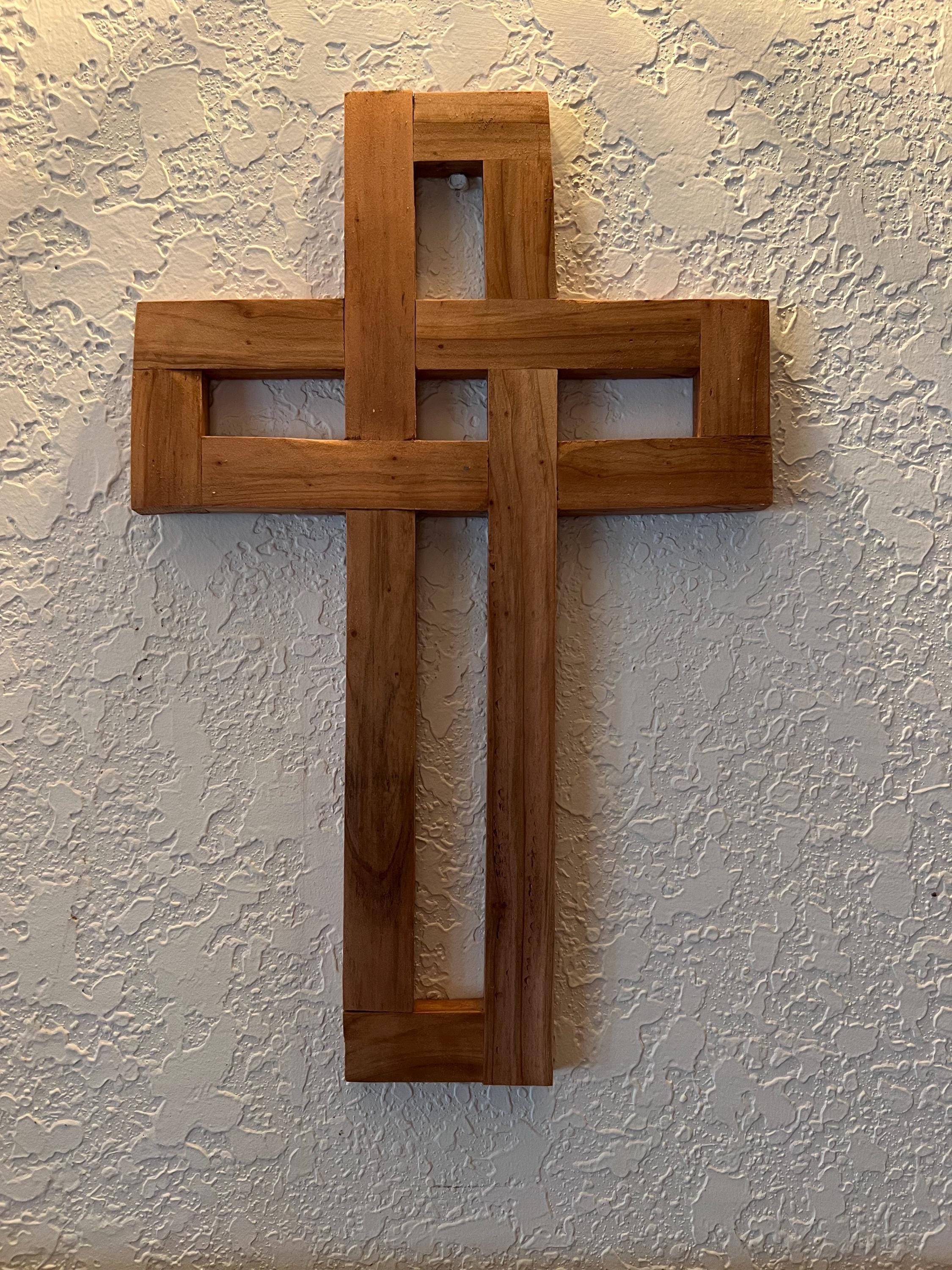 Bundle - Handcrafted Wooden Cedar and Pine Wall Crosses – Christian ...