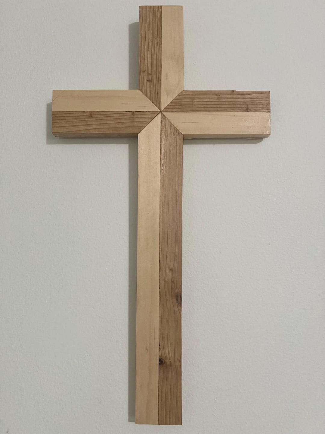 Bundle - Modern Wooden Cross Wall Decor - Handmade Christian Gift ...