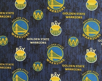 Golden State Warriors Fabric | Etsy