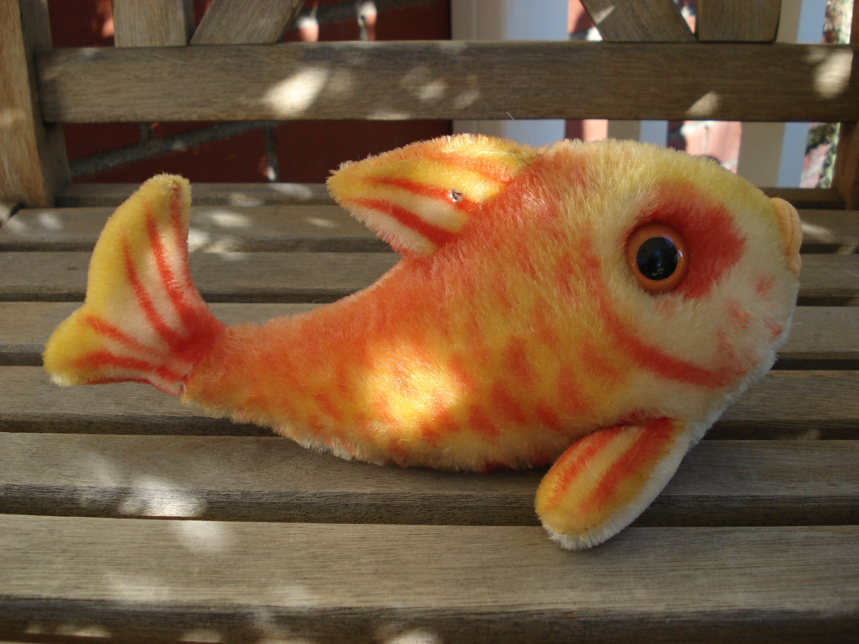STEIFF FLOSSY FISH Red/gold 1968-1978 28cm Item 2301/22 Has - Etsy