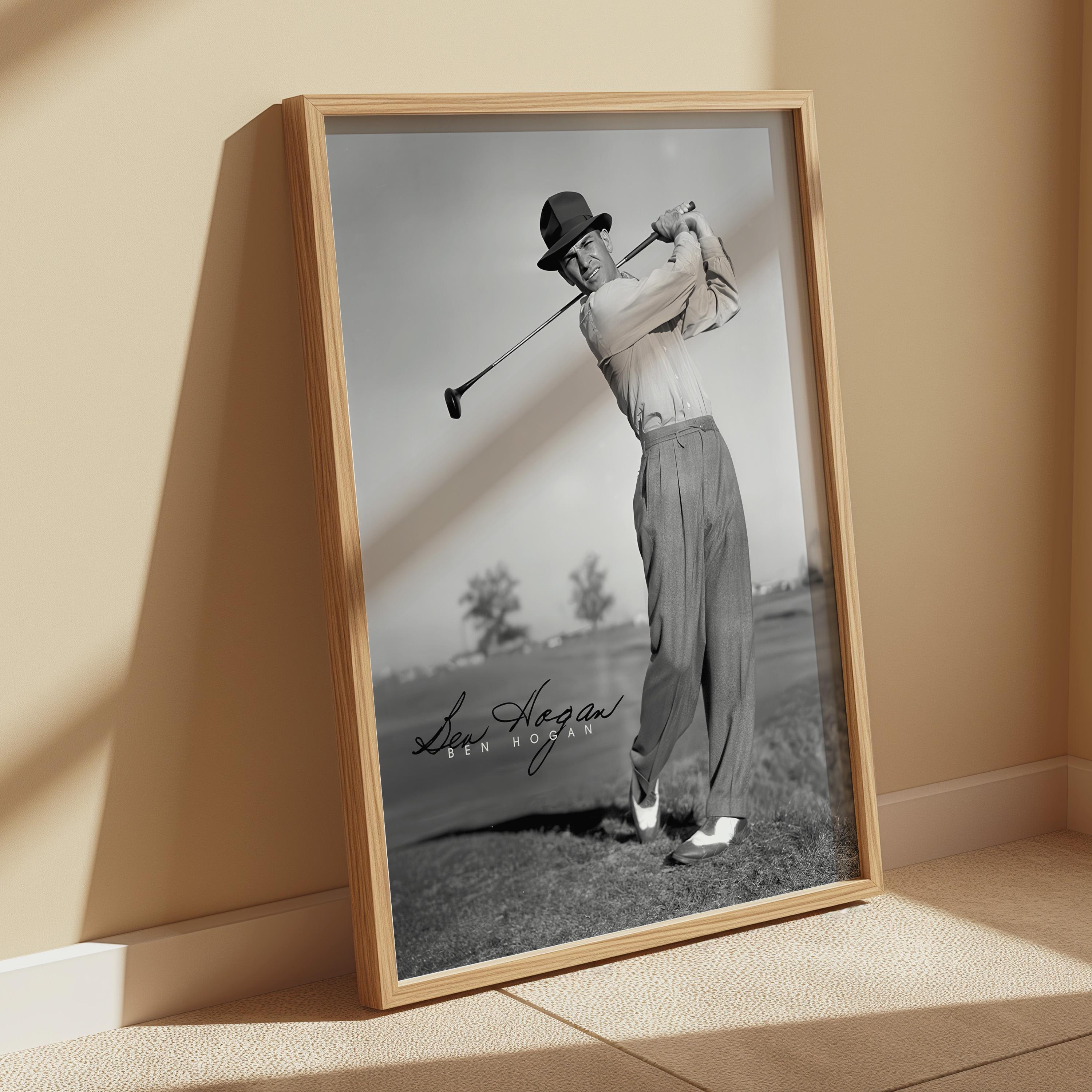 Ben Hogan Poster, Golf Poster, Retro Golf Poster - Etsy