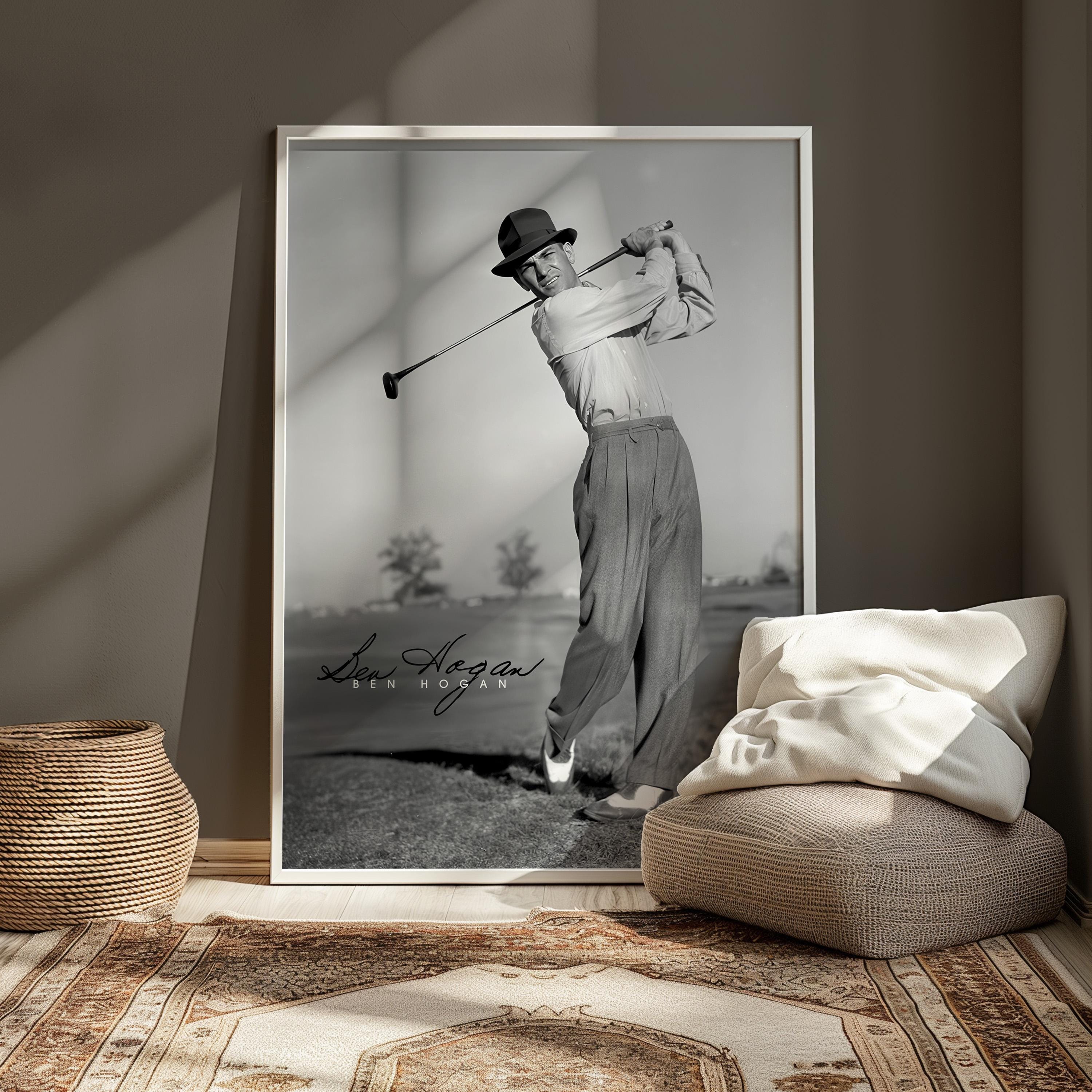 Ben Hogan Poster, Golf Poster, Retro Golf Poster - Etsy