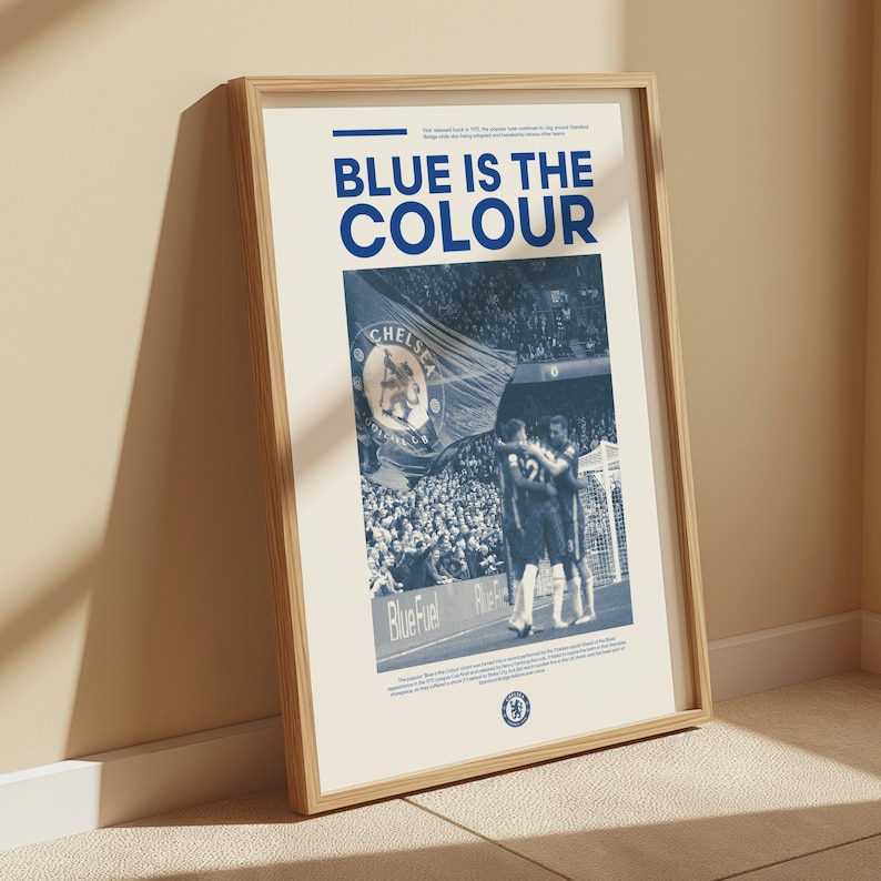 Chelsea FC Stamford Bridge Poster: Football Fan Gift (digital Download ...