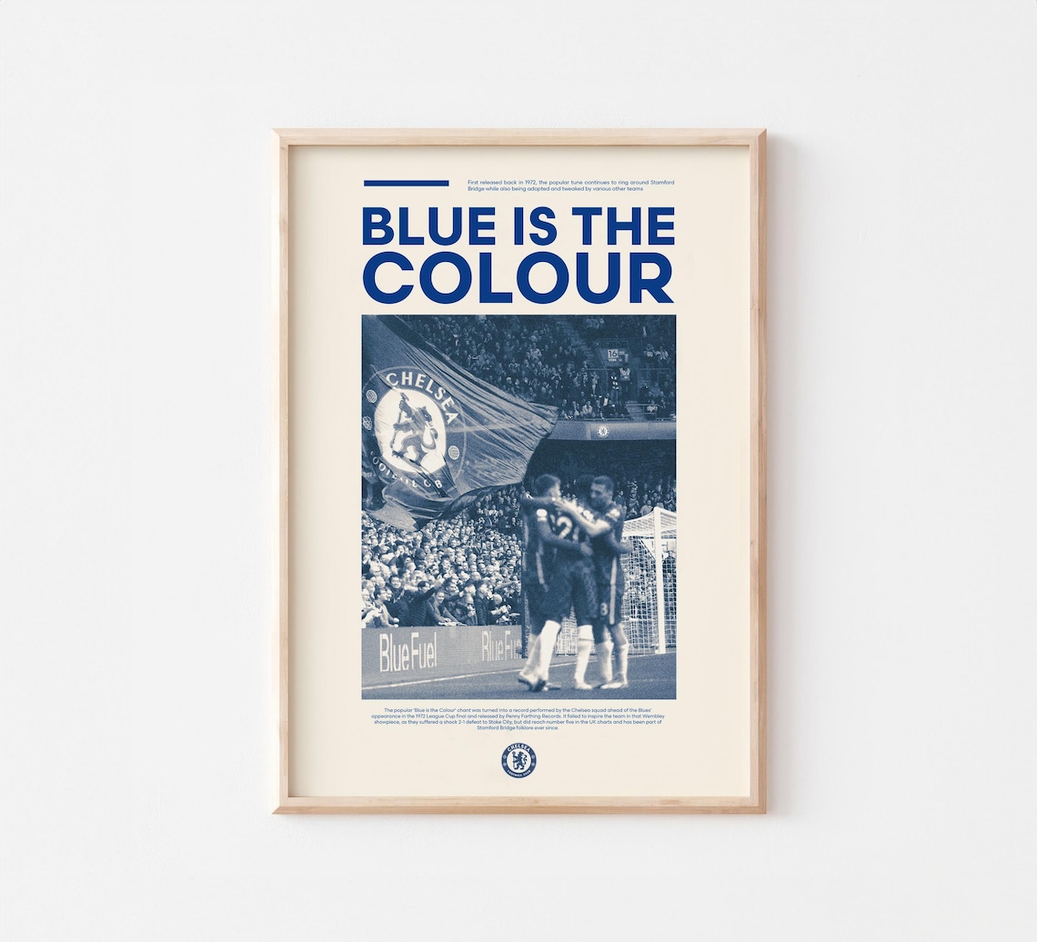 Chelsea FC Stamford Bridge Poster: Football Fan Gift (digital Download ...