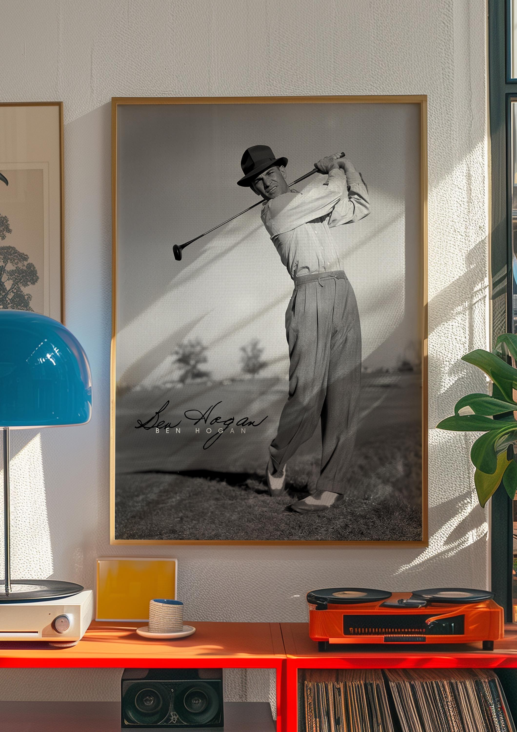Ben Hogan Poster, Golf Poster, Retro Golf Poster - Etsy