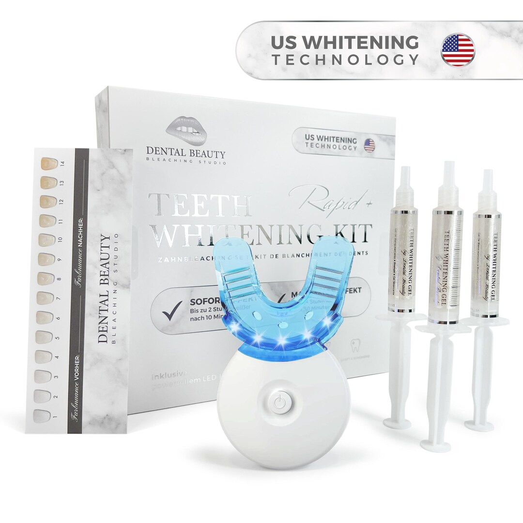 Dental Beauty Teeth Bleaching Set Rapid+ | All-in-one Teeth Whitening ...