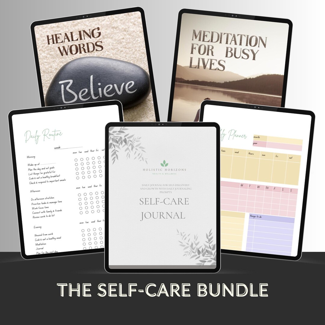 The Self-care Bundle, Meditation, Self Help, Routines, Mindfulness ...