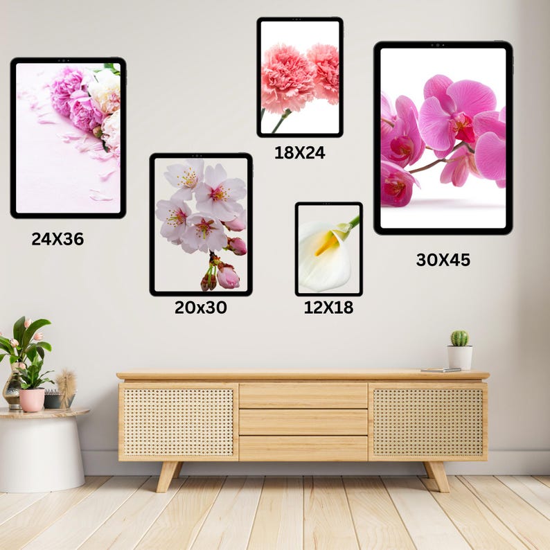 Girl and Boy Personalized Kids Name Wall Art Vertical Poster, Bright ...